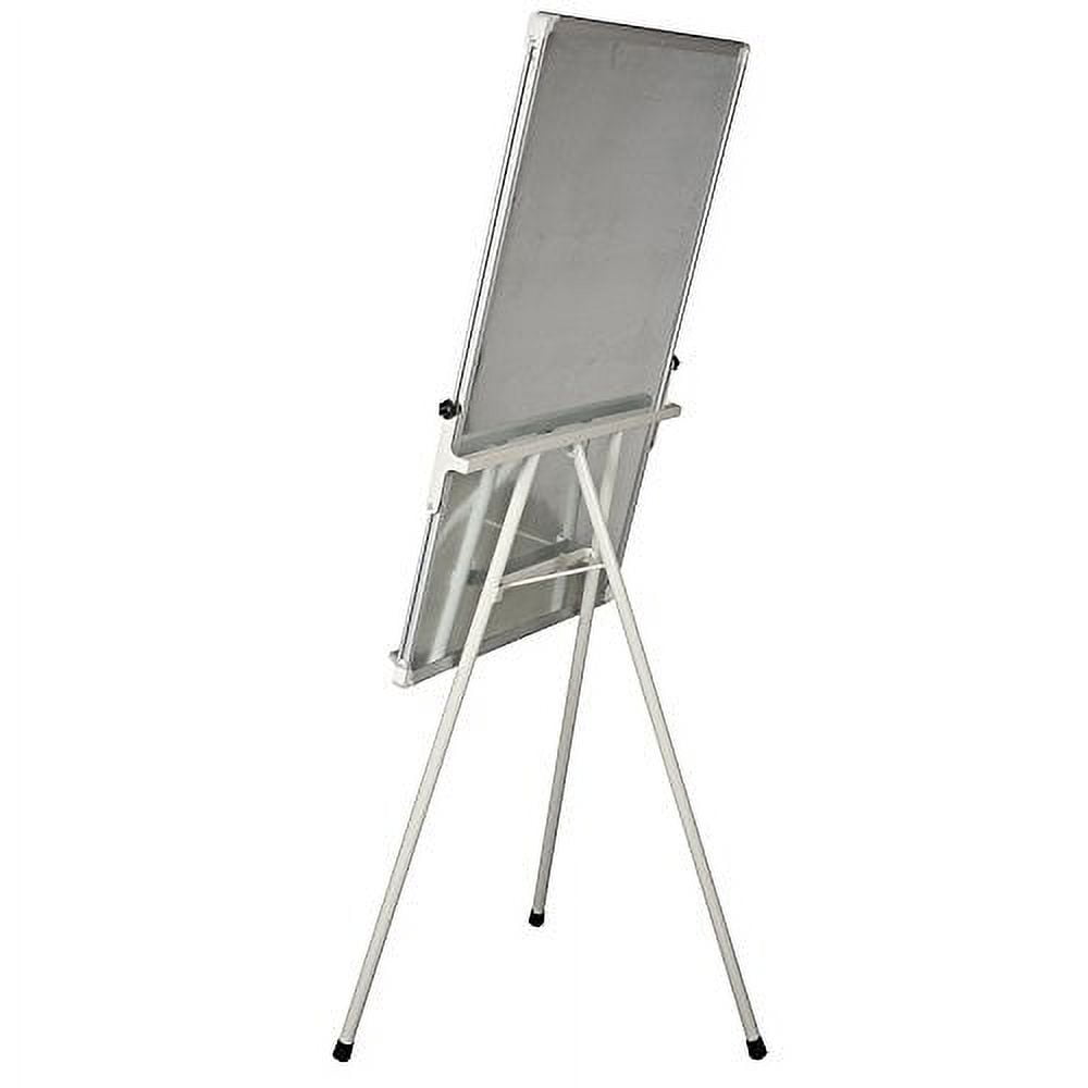 M&T Displays 23x35 Inch Adjustable Magnetic Whiteboard Flipchart Dry ...