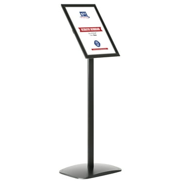 M&T Displays 18x24 inch Easy Open Poster Sign Holder, Aluminum Floor ...