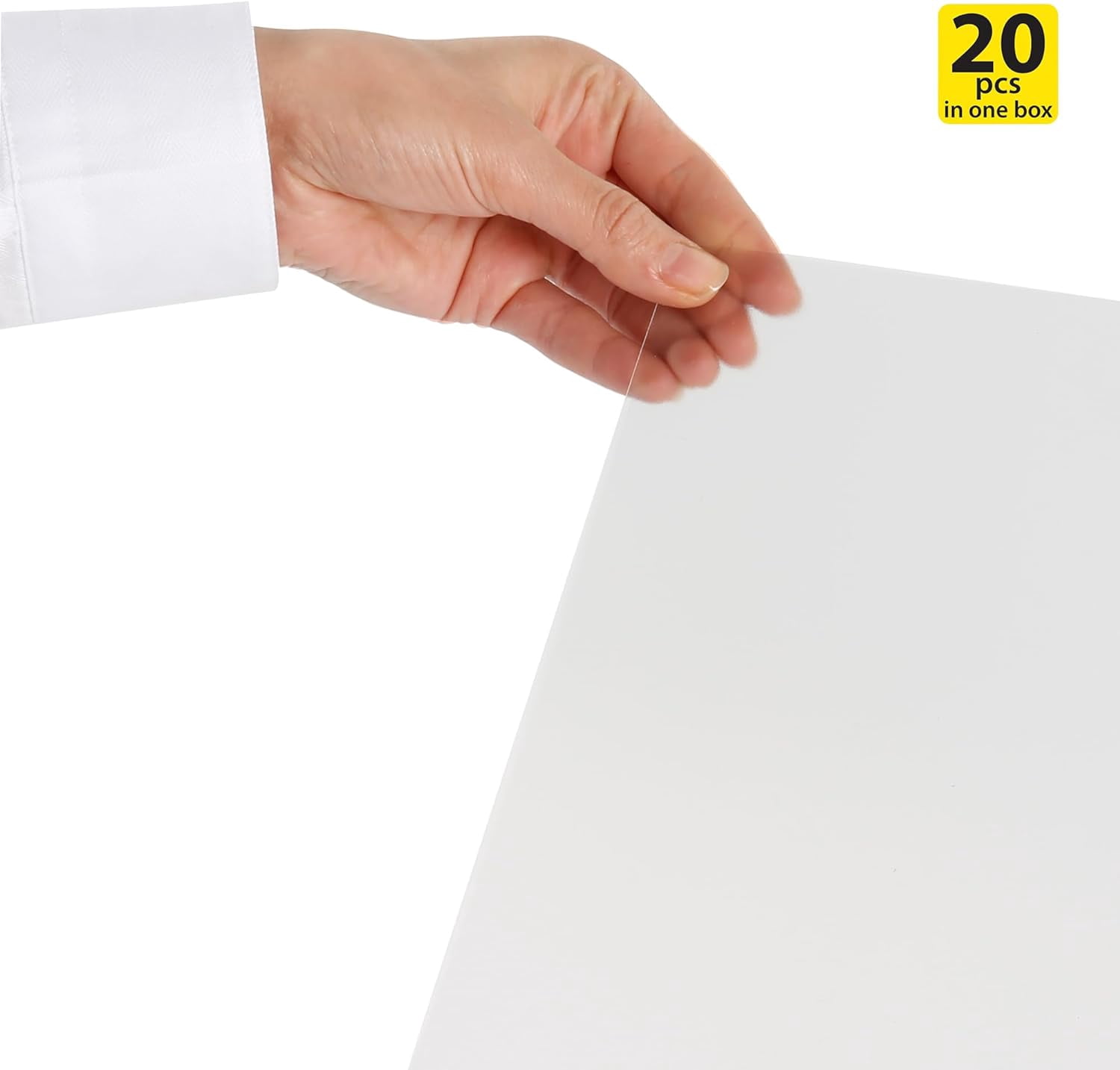 M&T Displays Anti Glare Transparent Plastic PET Cover Sheet UV ...