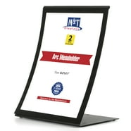 M&T Displays Classic Desktop Menu Holder with Acrylic U Type Pocket ...