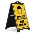 M&T Displays Black Street SignPro Board, Weatherproof A-Frame Sidewalk ...