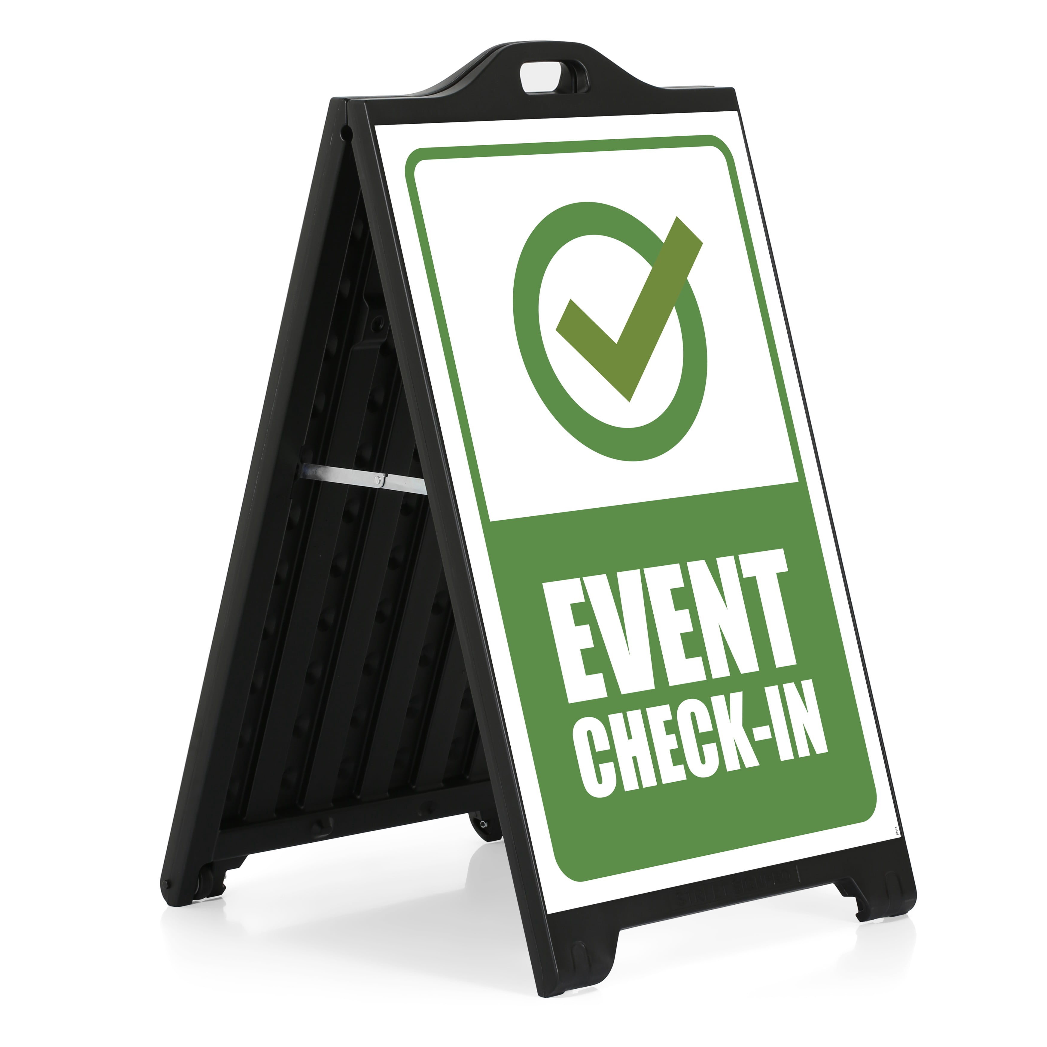 M&T Displays Black Street SignPro Board, Weatherproof A-Frame Sidewalk ...