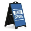 M&T Displays Black Street SignPro Board, Weatherproof A-Frame Sidewalk ...