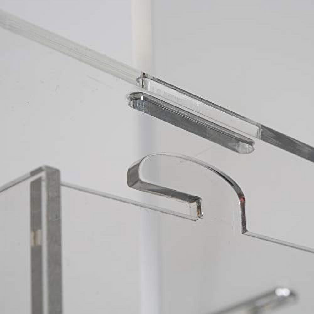 M&T Displays Clear Acrylic Suggestion Box with Header Charity Donation ...