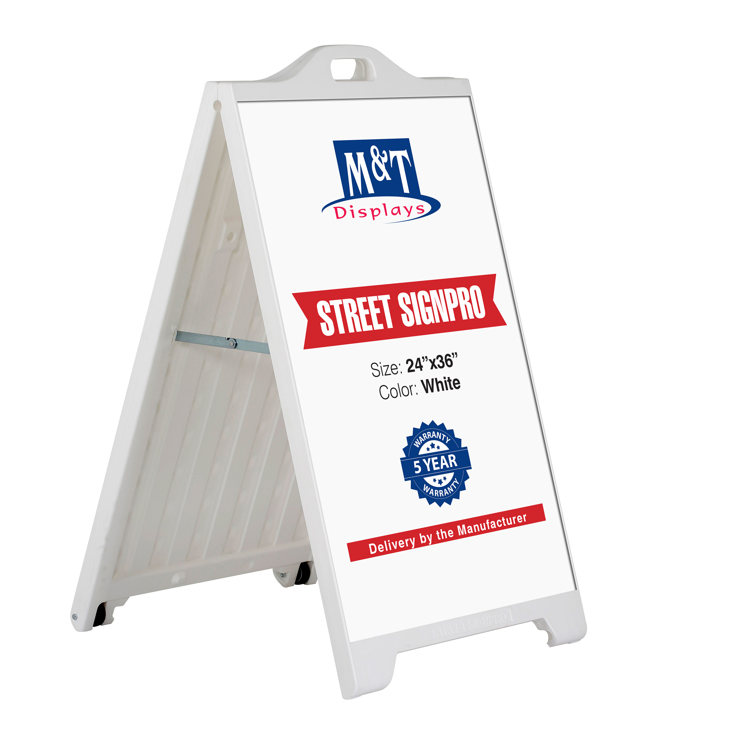 BENTISM Outdoor A-Frame Sidewalk Sign 24x36 inch Sandwich Board Signs ...