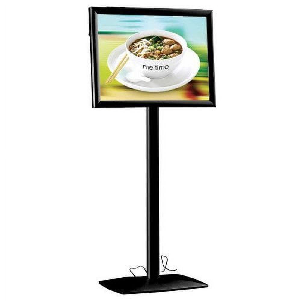 M&T Displays Flexible Sign Holder LED Box Fixed Height, Illuminated ...
