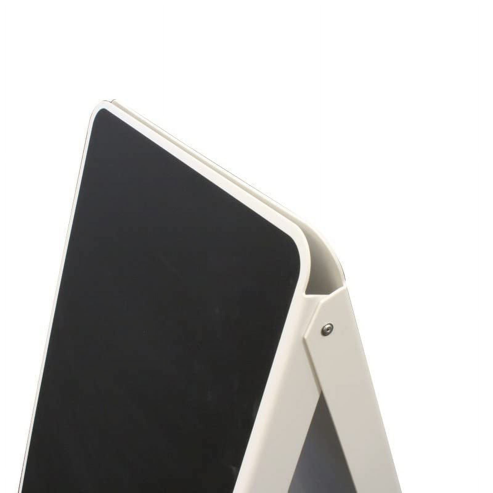 M&T Displays Floor Standing Double Sided White Sandwich A Board ...