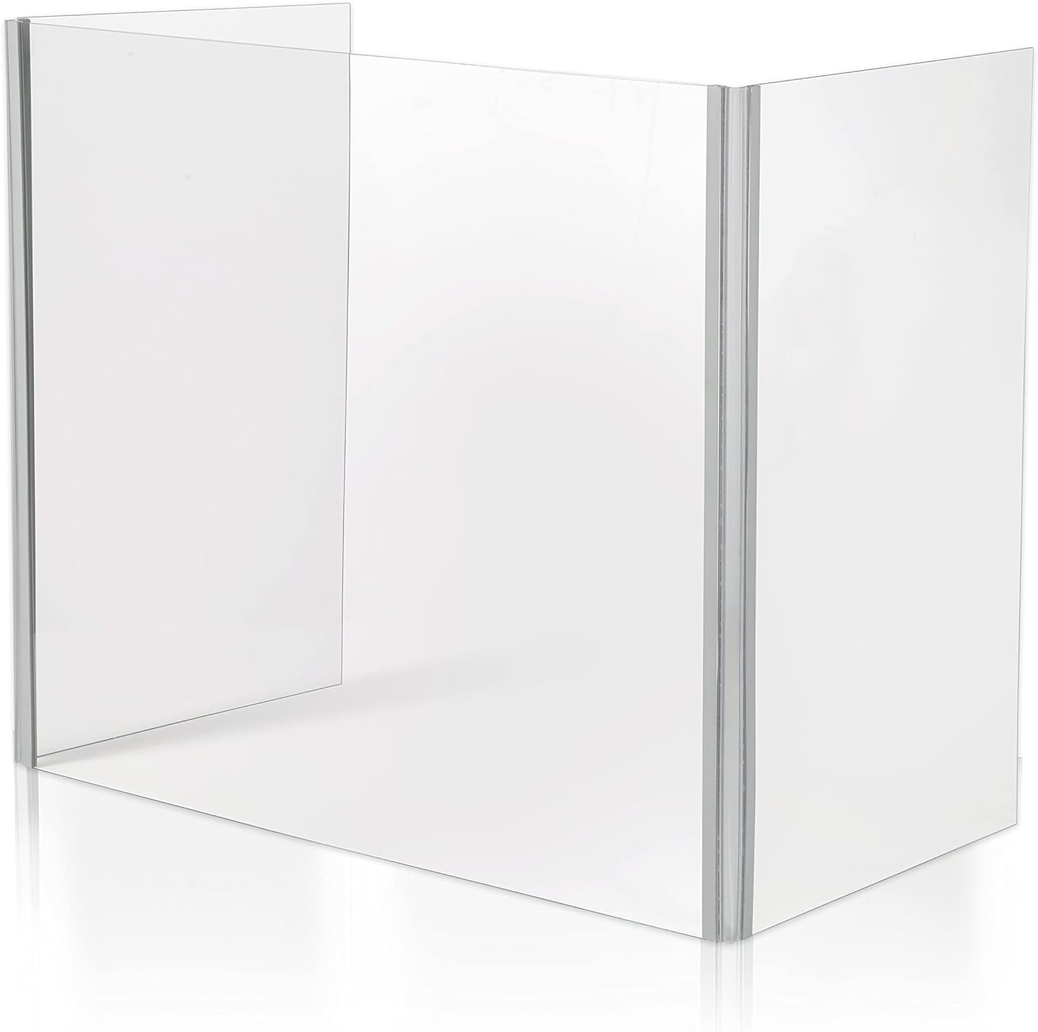 M&T Displays Foldable Sneeze Guard Cough Barrier Protective Shield ...