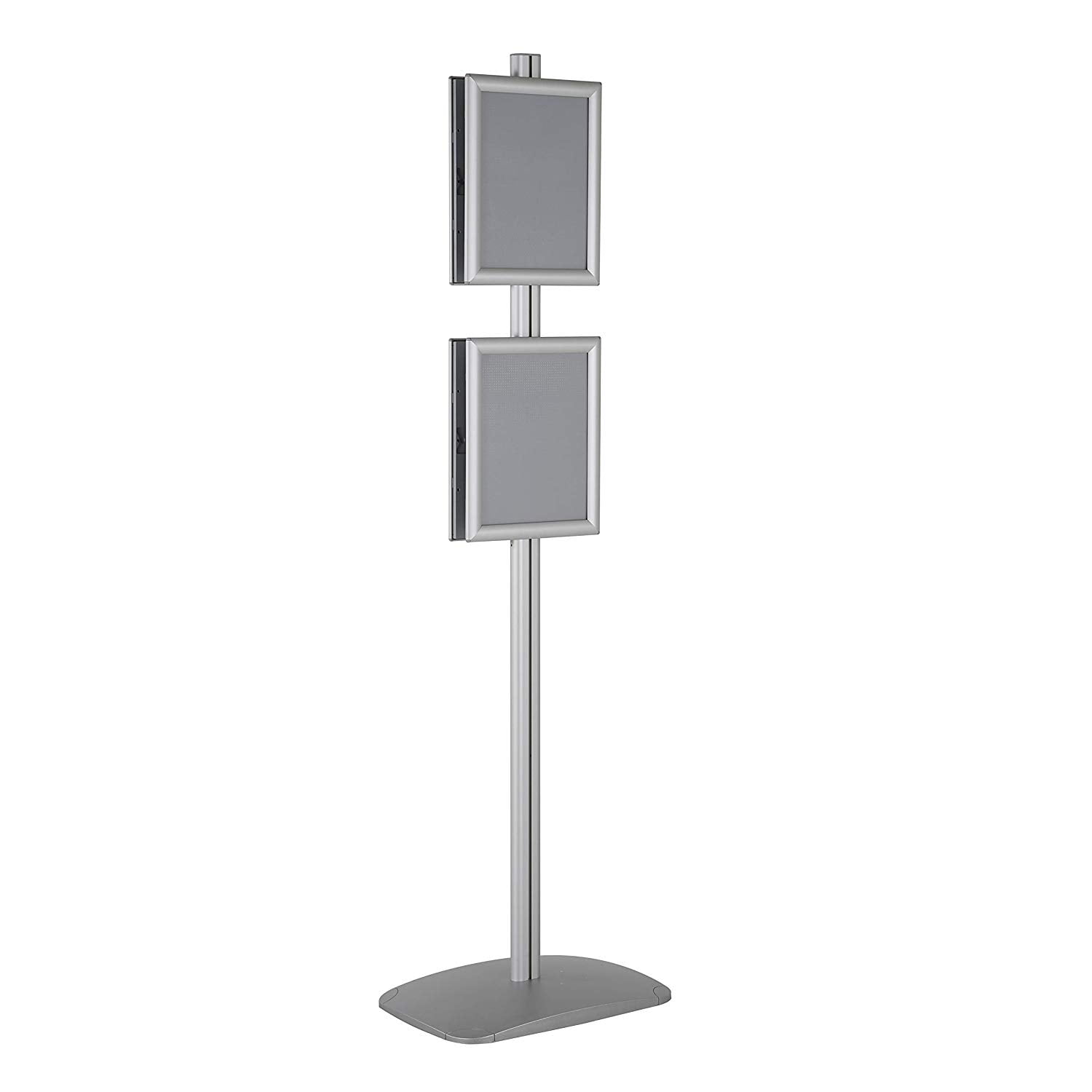 M&T Displays Free Standing Advertising Display Stand with 4 x (8.5x11 ...