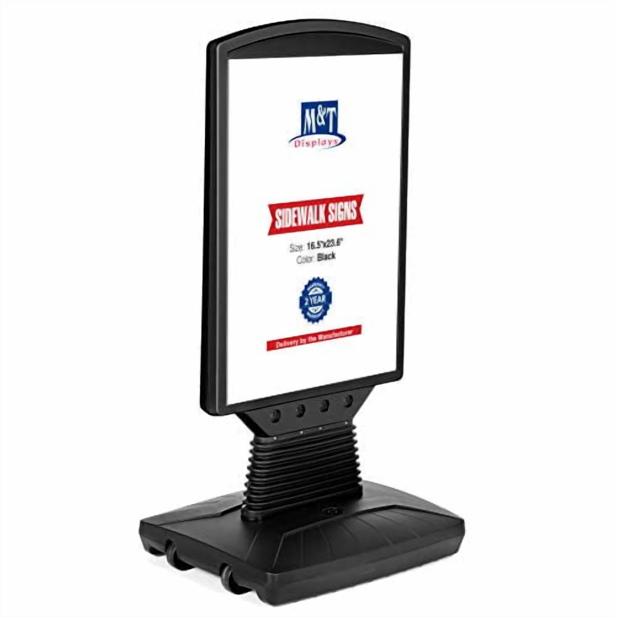 M&T Displays Master Sign Flex Board, Black 16.54x23.62 Inch Double ...