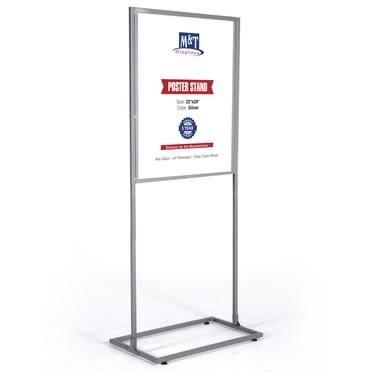 M&T Displays Eco Info Board, Floor Standing Heavy Duty Poster Sign ...