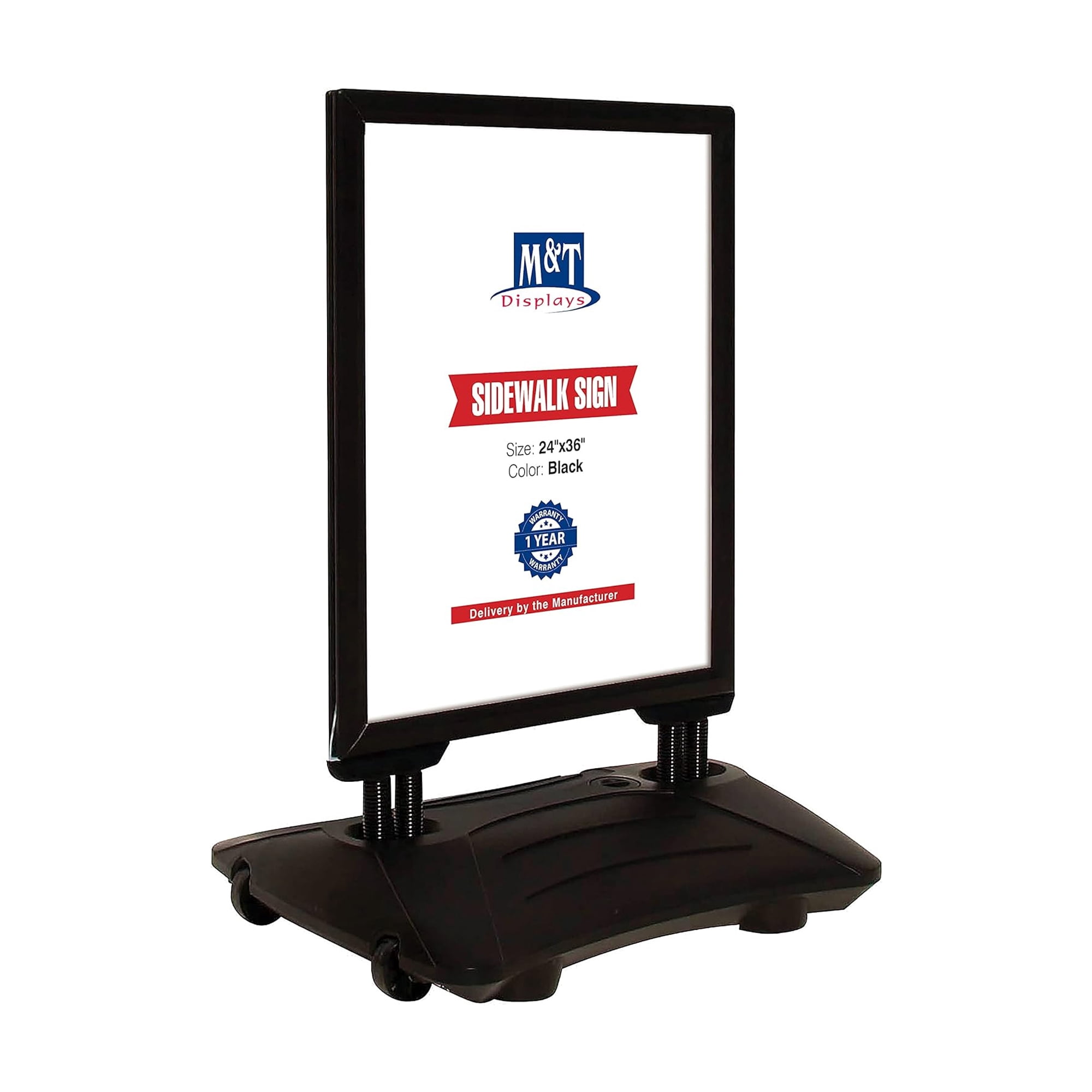 M&T Displays Outdoor Display Advertising Sidewalk Sign for Posters ...