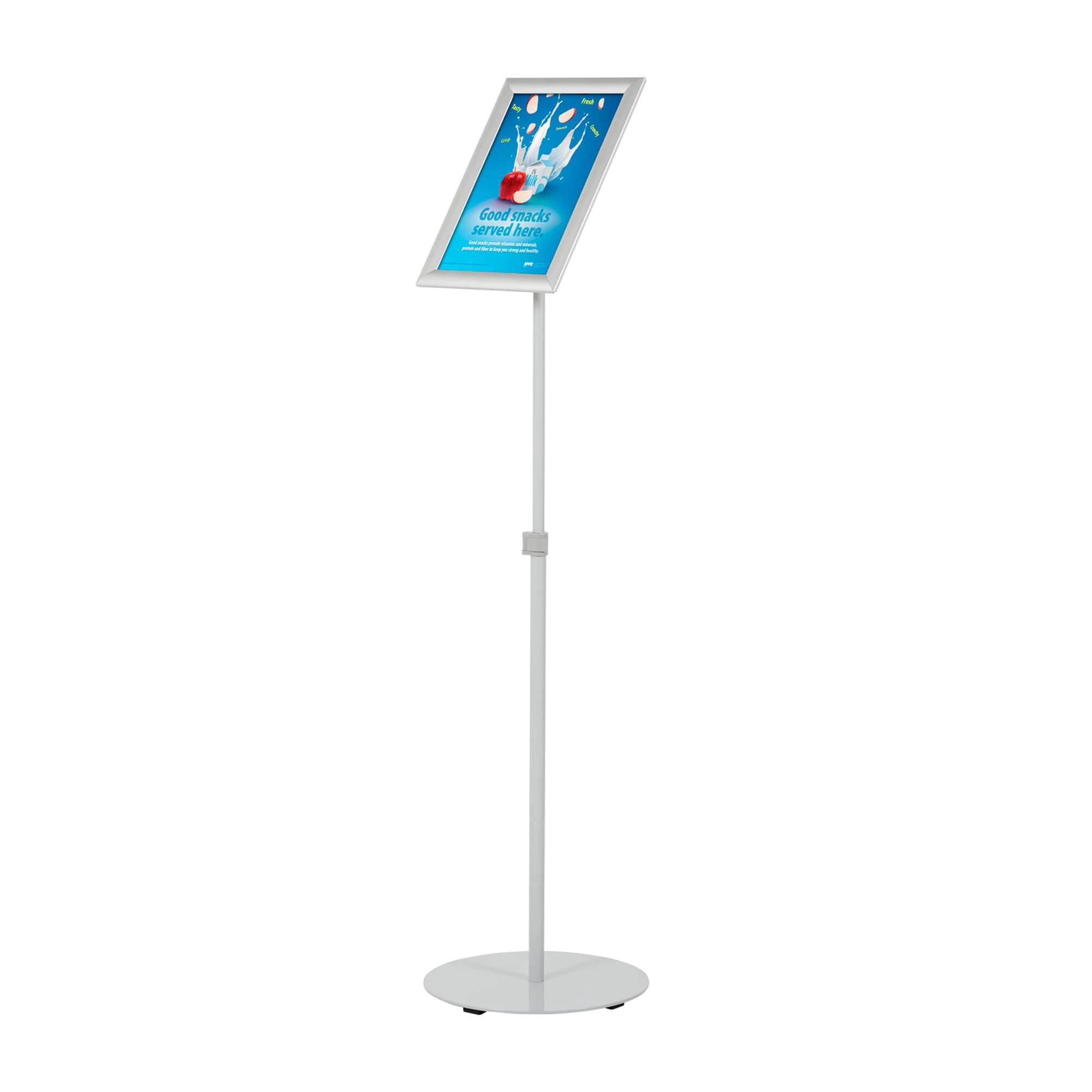 M&T Displays Pedestal Adjustable Telescoping Menuboard 1
