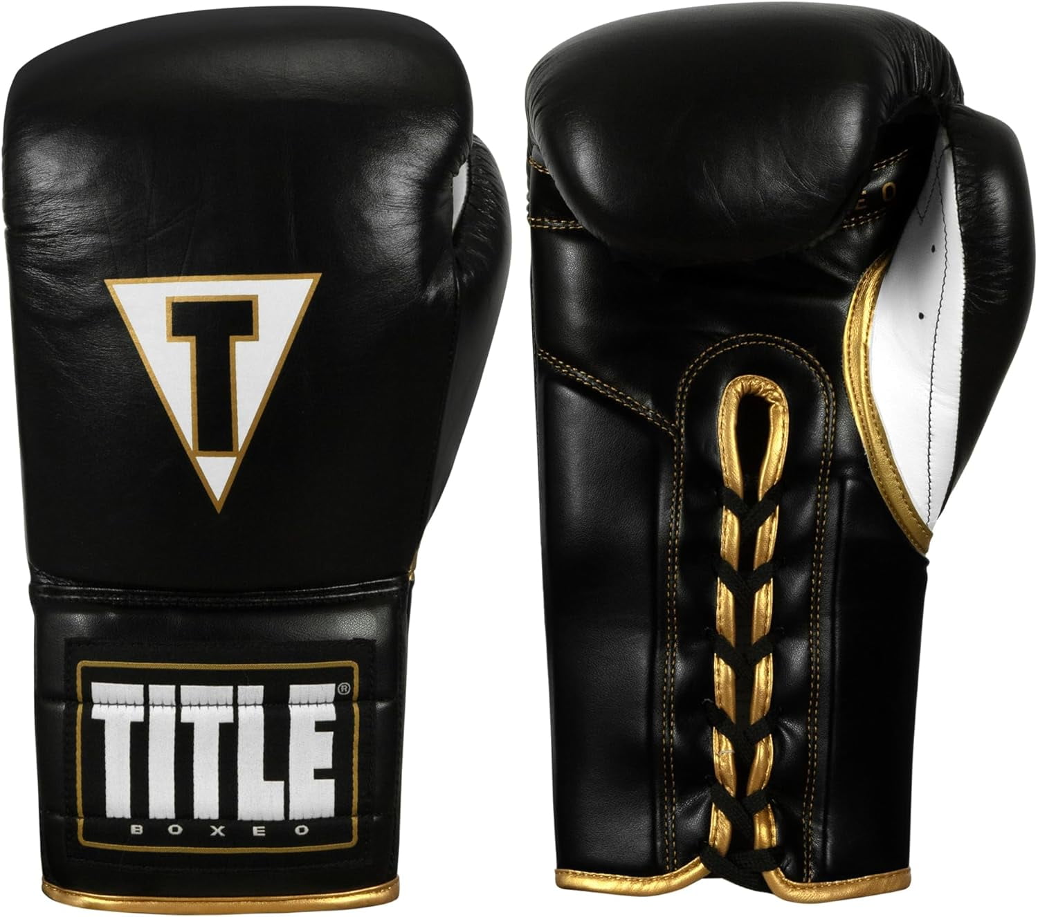 Title Boxeo Mexican Leather Lace Training Gloves Quatro - Walmart.com