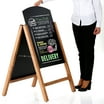M&T Displays Natural Rustic Timber Wood Chalk Board for Outdoor use ...