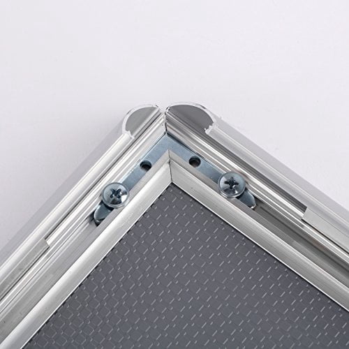 M&T Displays Silver 18x24 Poster Frame 1 inch Aluminum Profile Front ...