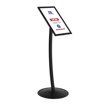 8.5x11 inch Pedestal Curved Arc Menu Brochure Holder Magnetic Poster ...
