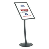 M&T Displays 18x24 inch Easy Open Poster Sign Holder, Aluminum Floor ...