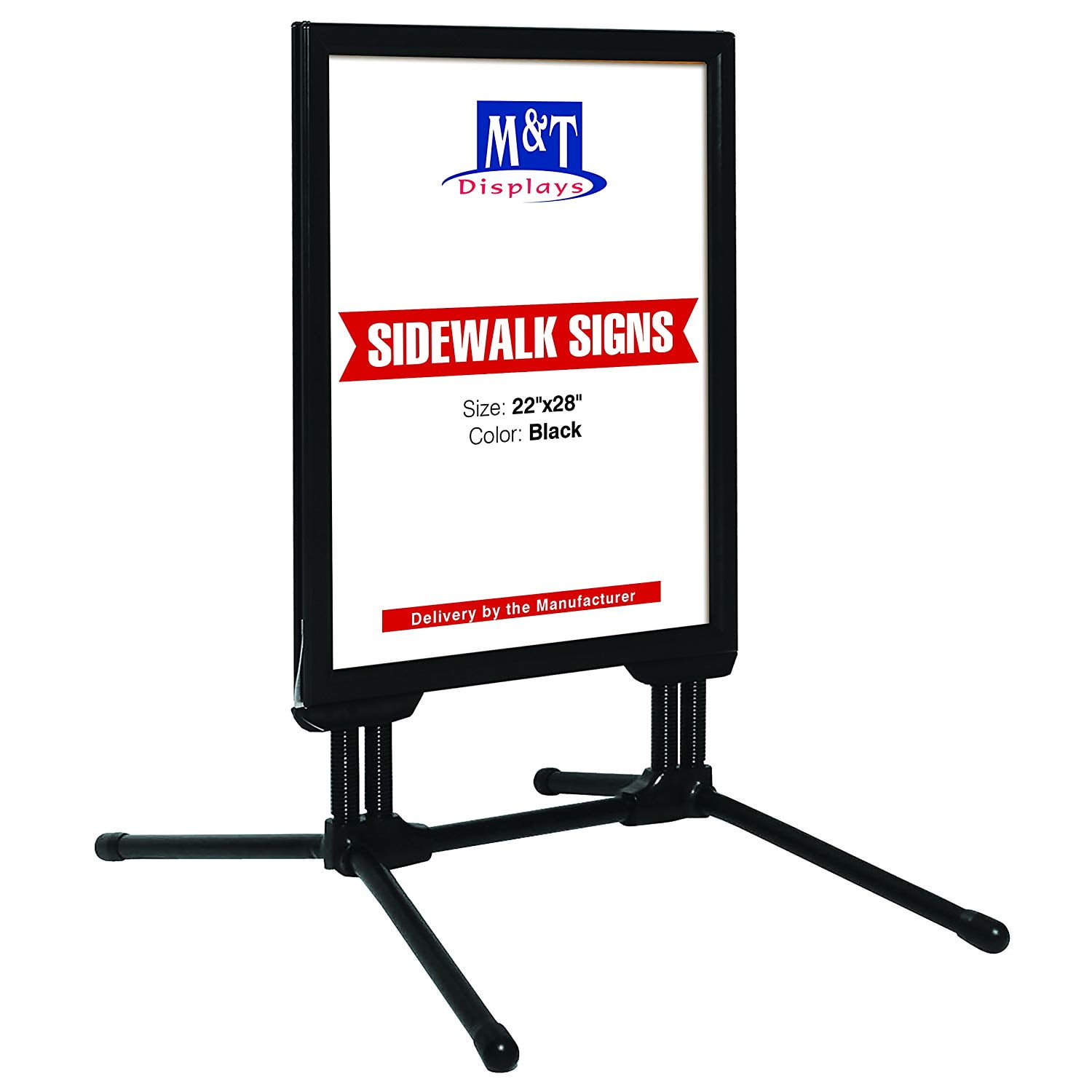 M&T Displays Slide-in Outdoor Advertising Display Swing Pro, 22x28 ...