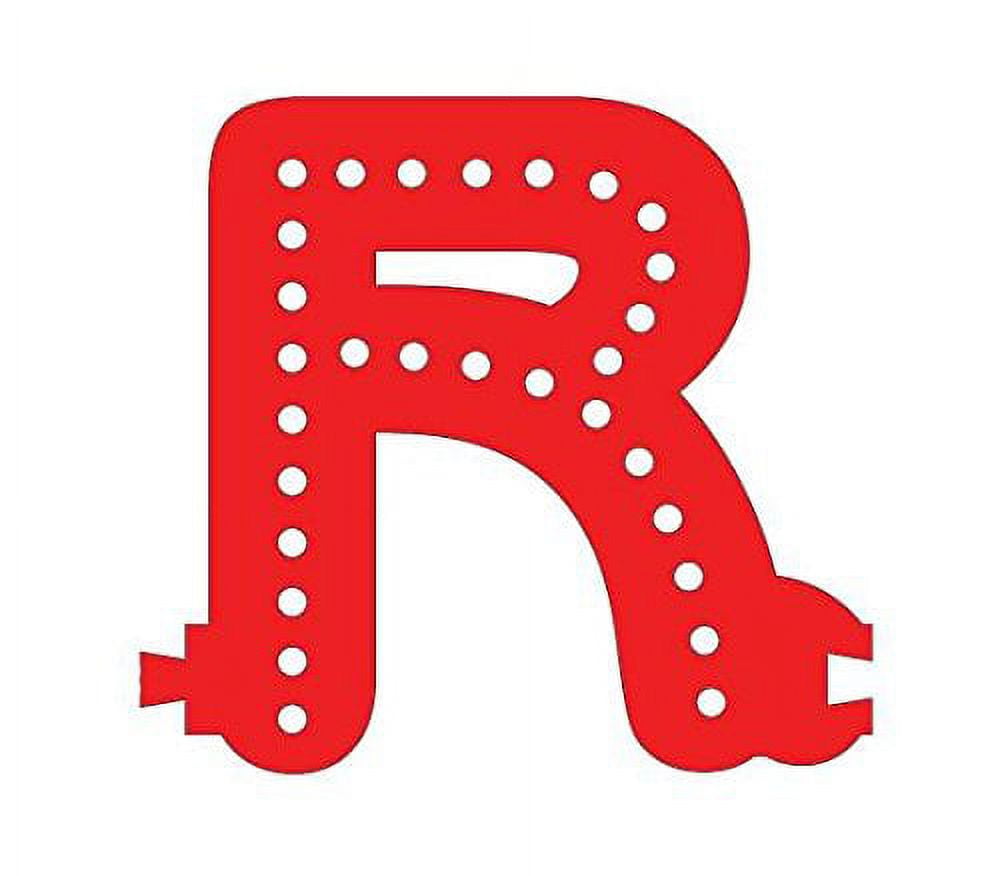 M&T Displays Smart LED Letter Red Color (R) - Walmart.com