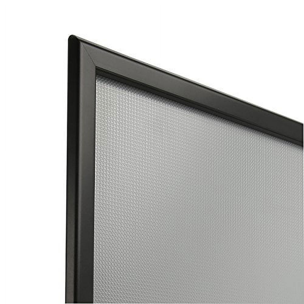 M&T Displays Snap Poster Frame, Black, 1.25" Aluminum Profile, Front ...