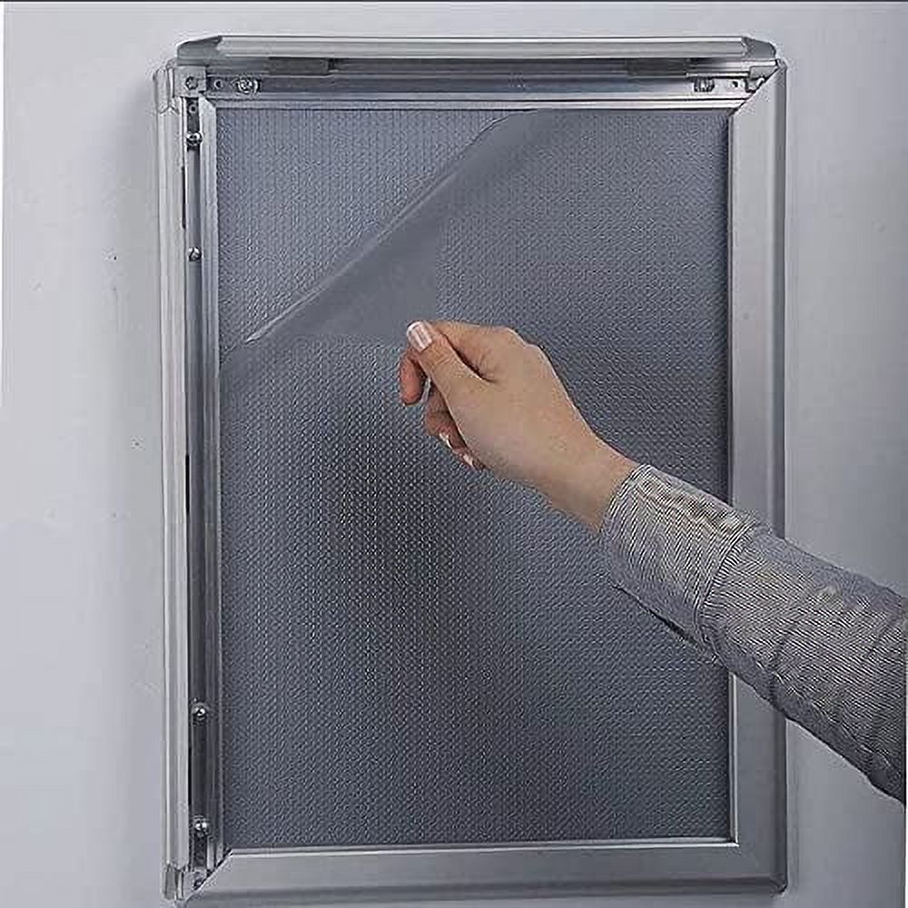 M&T Displays Snap Poster Frame Silver 1.25" Aluminum Profile Front ...