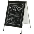 M&T Displays Stainless Steel Write on Board 22x28 Inch Double Sided ...