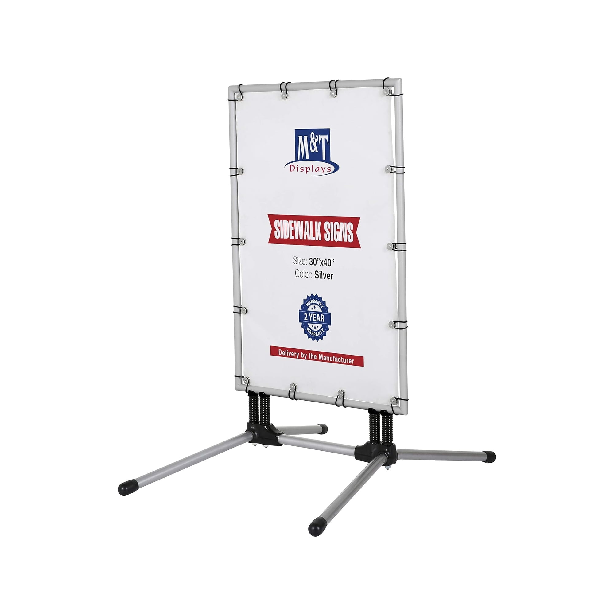 M&T Displays SwingPro 30x40 Outdoor Pavement, Sidewalk Sign Holder ...