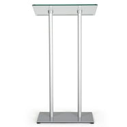 Yescom Mobile Lecterns Podiums Adjustable Height Portable Rolling Table ...