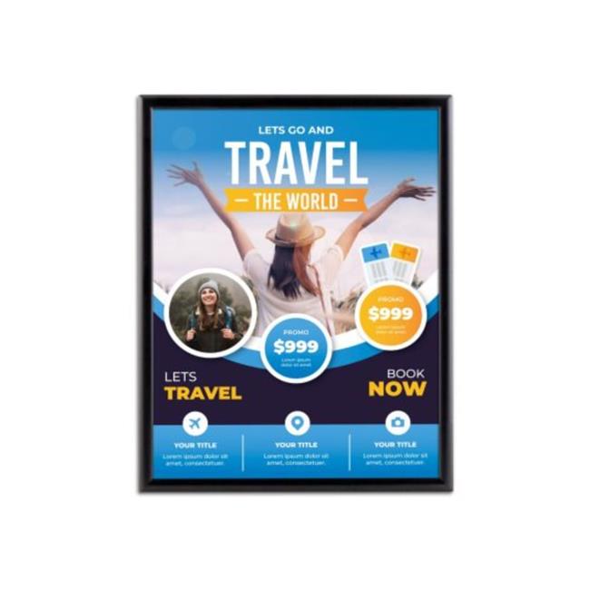 M&T Displays UCP255B022x7000 22 x 28 in. Poster Opti Frame Mitered ...