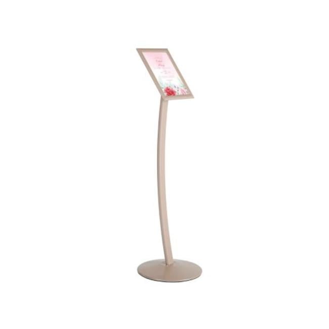 M&T Displays UCUMB40581X2000 8.5 x 11 in. Pedestal Sign Holder with ...