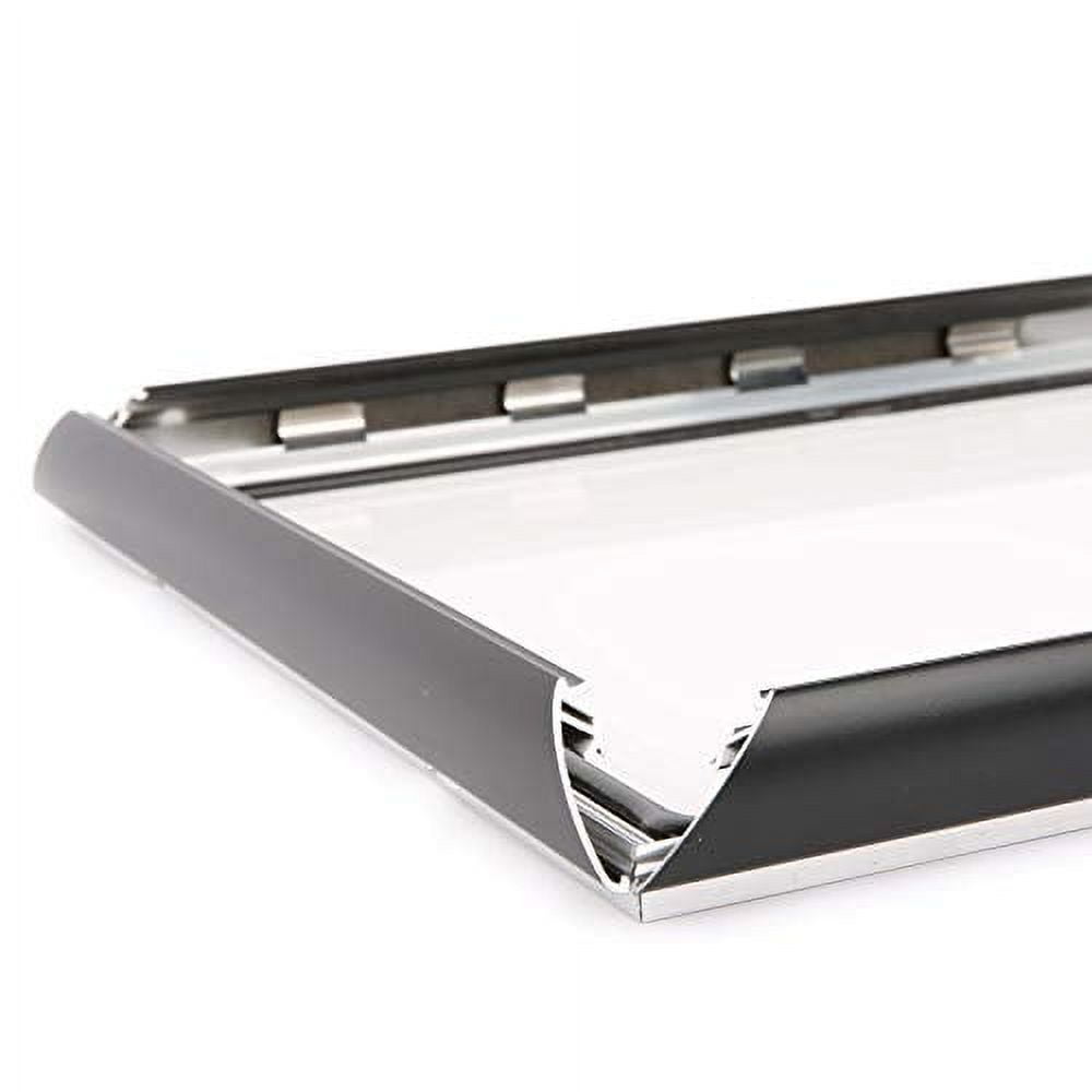 M&T Displays Weatherproof Snap Poster Frame 24x36 Inch Black 1 ...