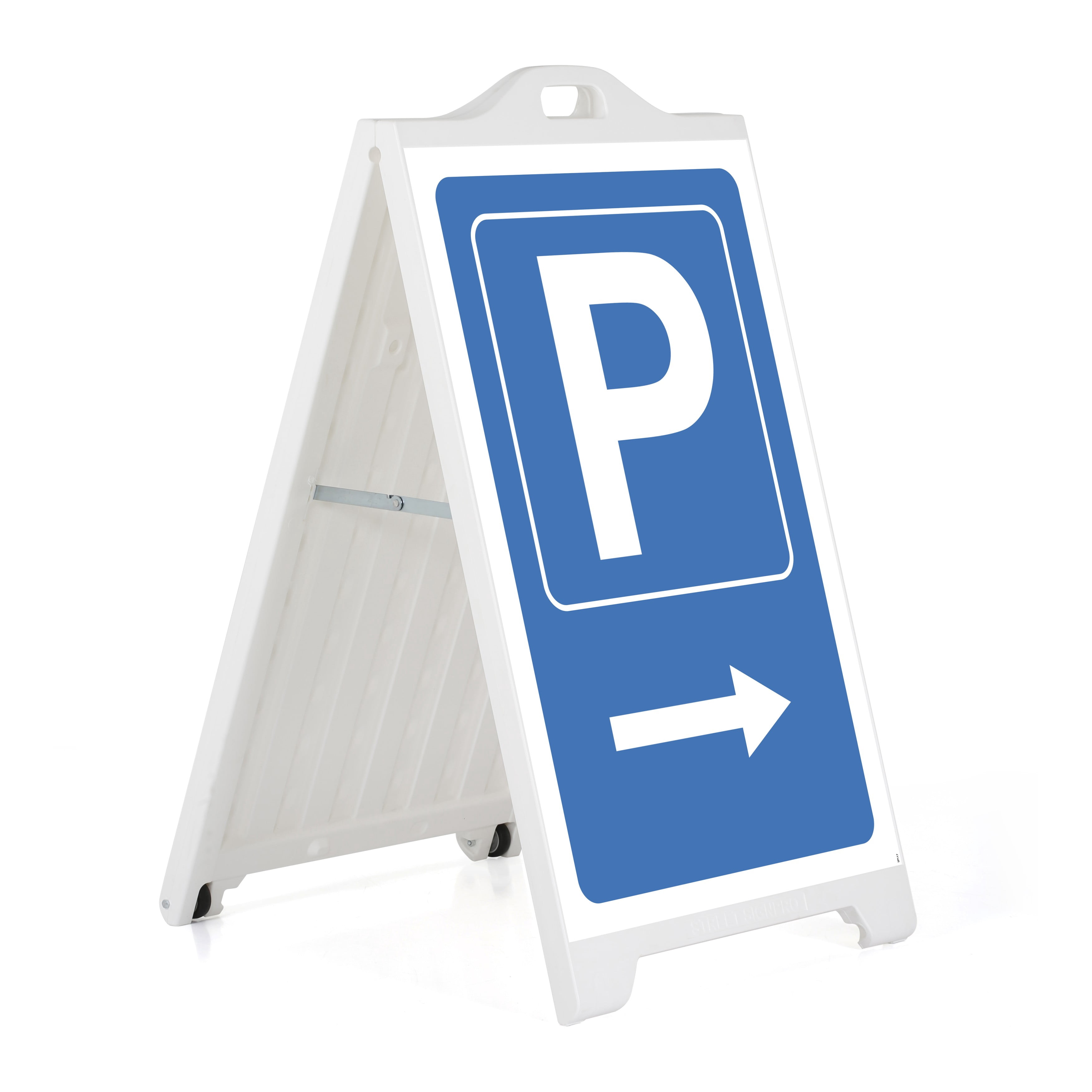 M&T Displays White Street SignPro Board, Weatherproof A-Frame Sidewalk ...