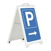 M&T Displays Black Street SignPro Board, Weatherproof A-Frame Sidewalk ...