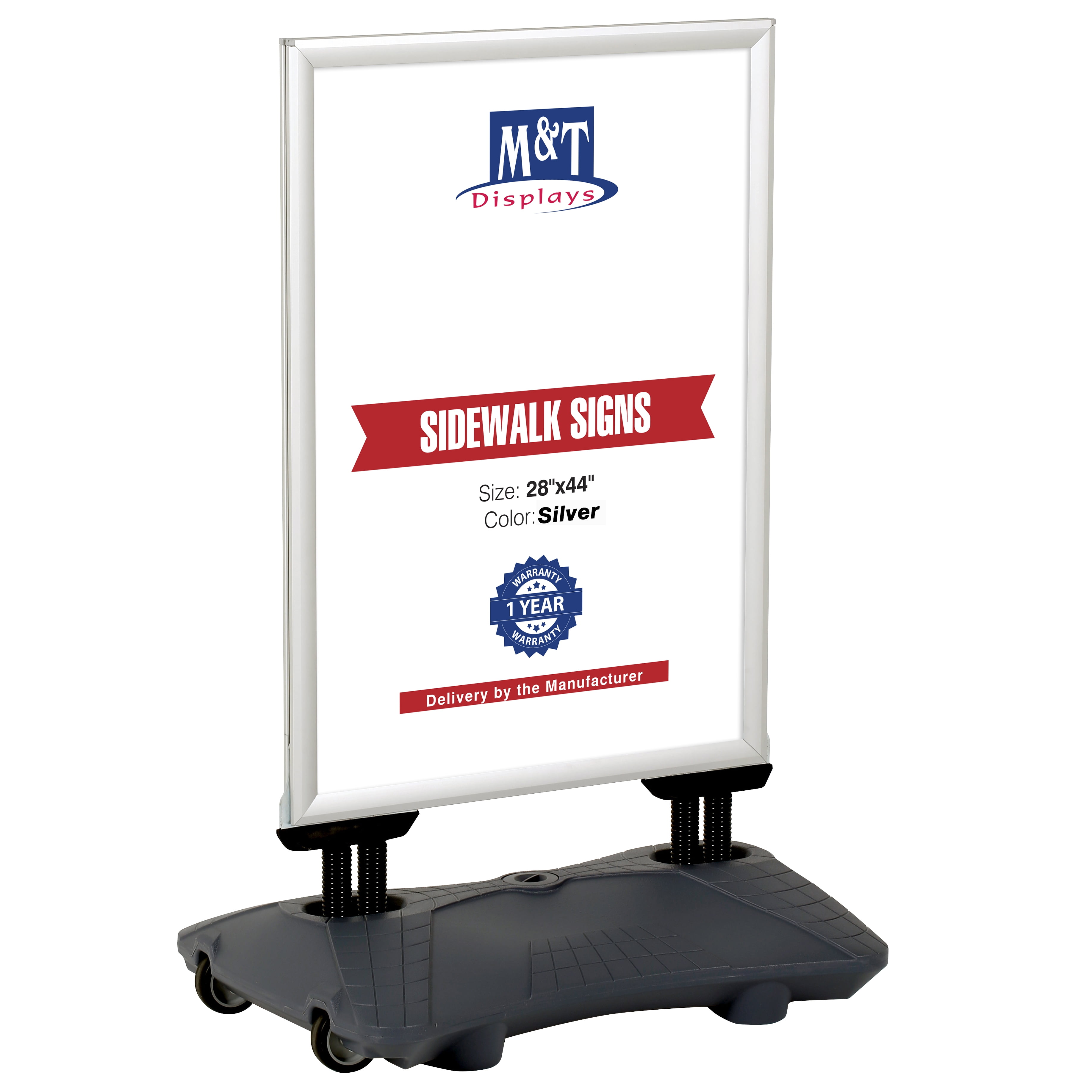 M&T Displays WindPro Lite Weather and Wind Resistant Outdoor Pavement ...