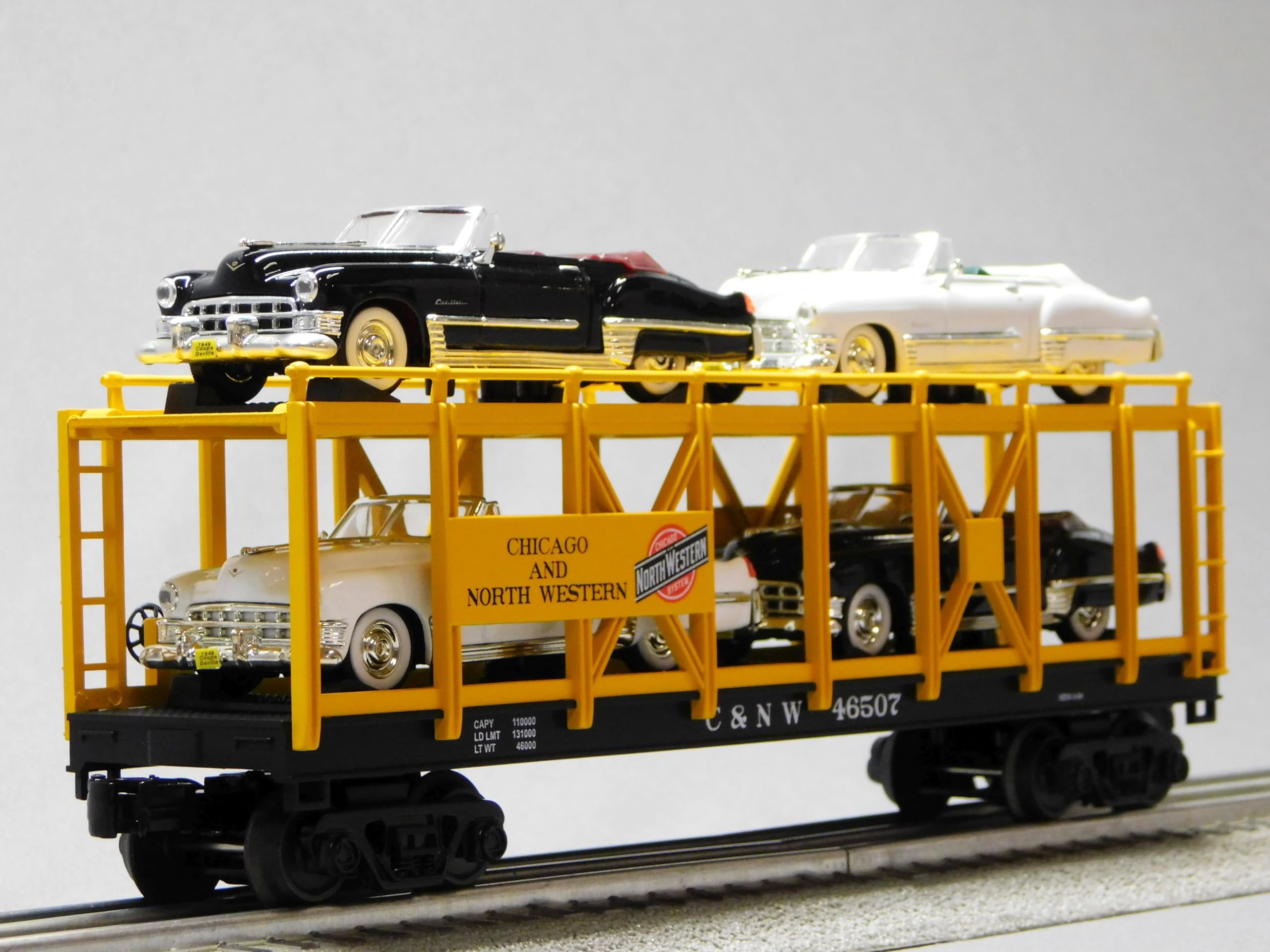 M.T.H. Electric Trains MTH RAILKING Chicago North Western AUTO Carrier ...