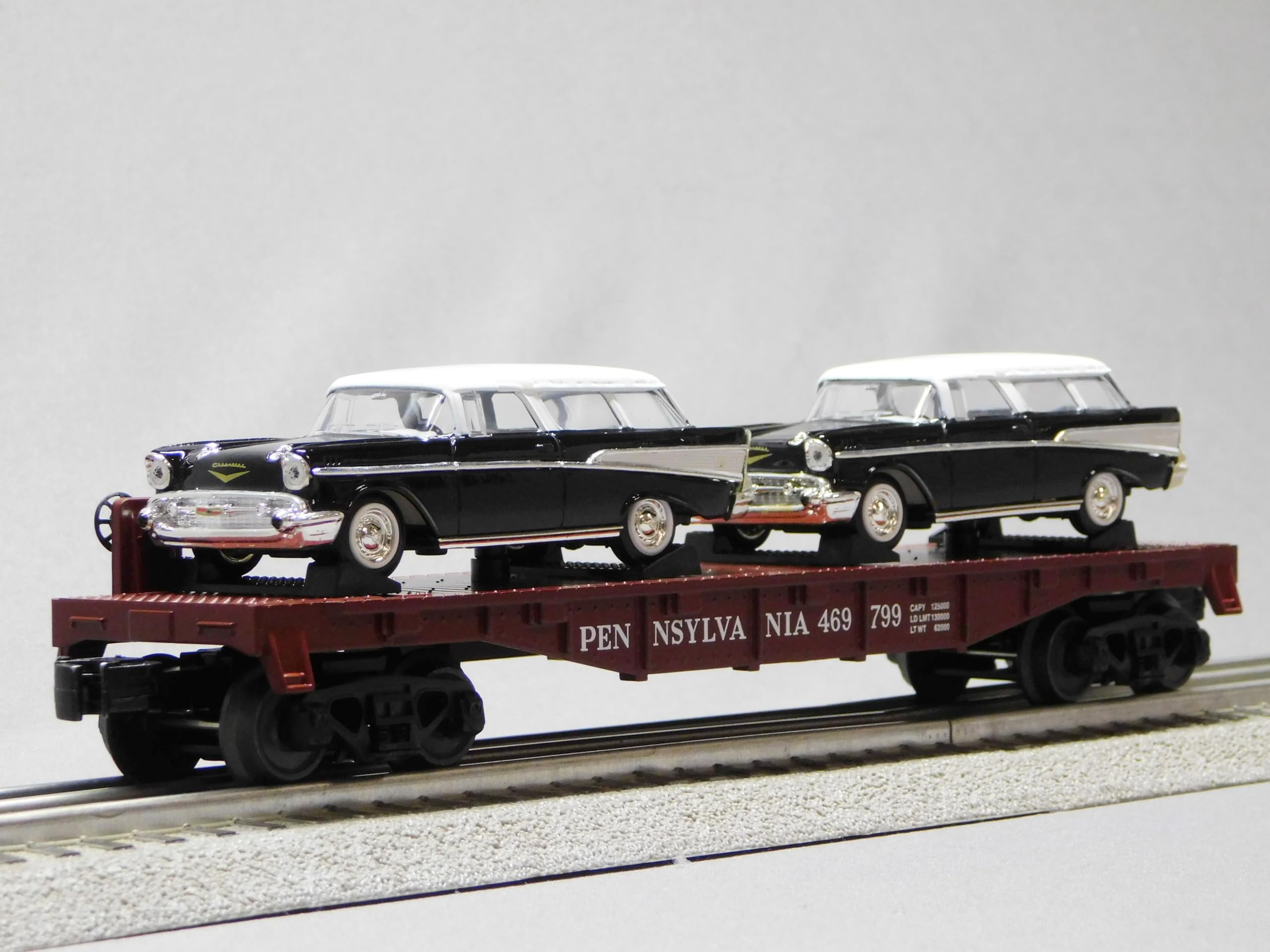 M.T.H. Electric Trains MTH RAILKING Pennsylvania Railroad Flat CAR W ...