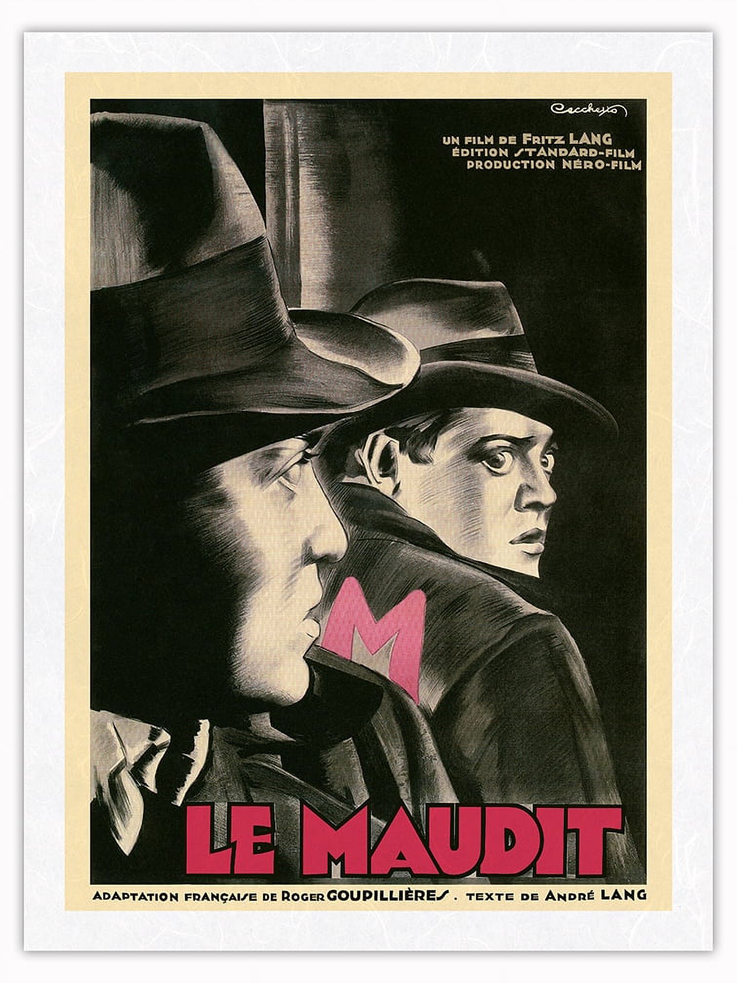 M - The Cursed (Le Maudit) - Starring Peter Lorre - Directed by Fritz Lang - Vintage French Film ...
