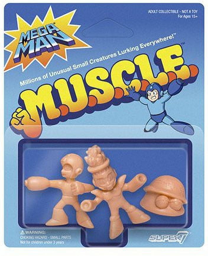 M.U.S.C.L.E. Pack B - Mega Man (Firing), Fire Man, Metall 3-Pack ...