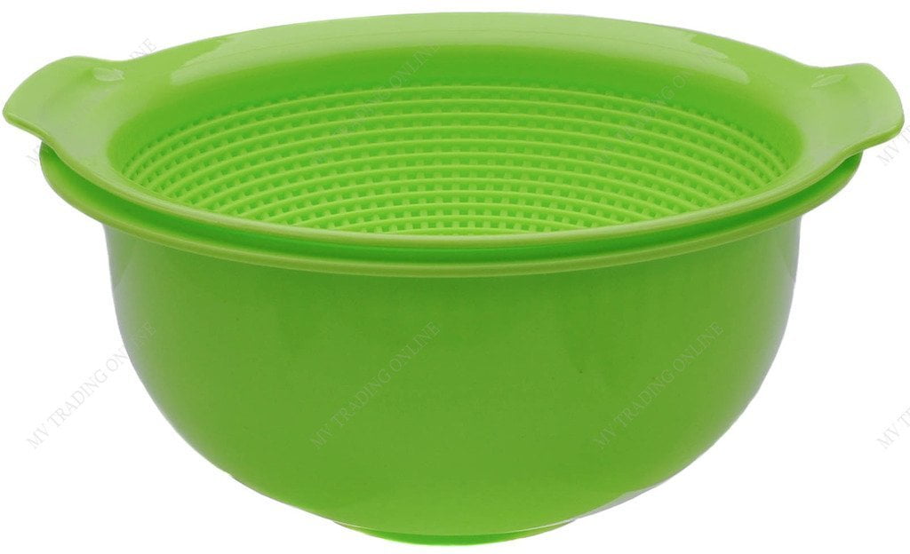 M.V. Trading K810GN 2-in-1 Washing Vegetables Basin with Stainer Basket ...
