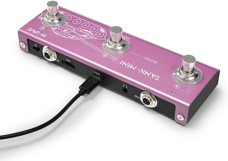 M-VAVE Tank Mini Multic Effect Guitar/Bass Pedal Support IR and OTG ...