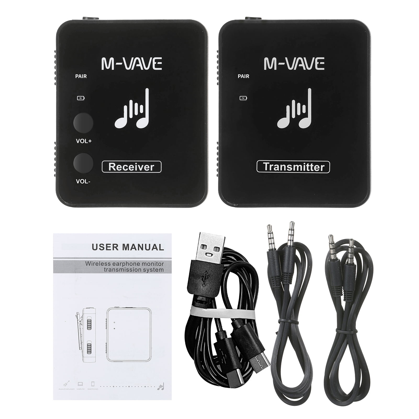 M-VAVE Wireless Audio System,Monitor Receiver - Walmart.com
