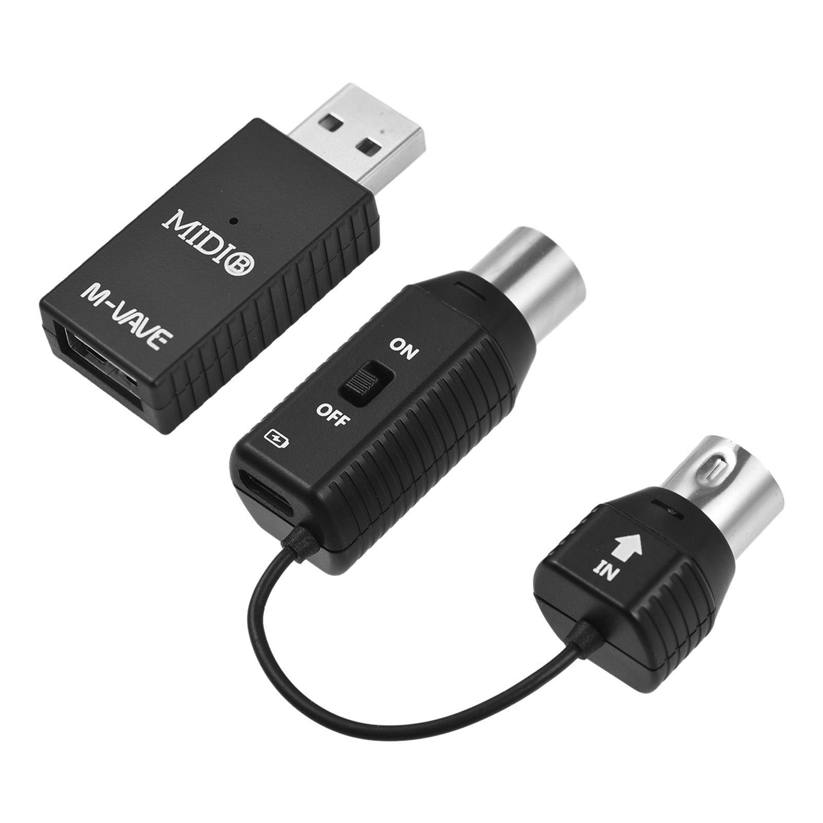 M-VAVE Wireless MIDI Adapter Plug and Play, Transmit Audio Effortlessly ...