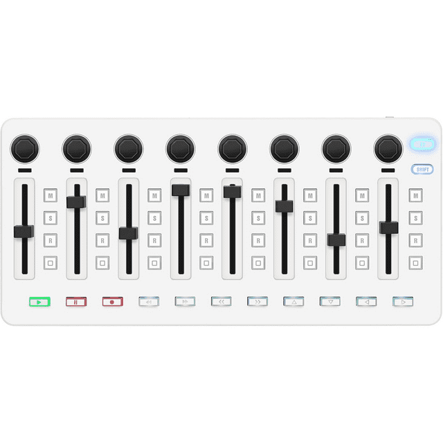M-WAVE Wireless MIDI Controller - Bluetooth USB MIDI Mixer with 8 Knobs ...