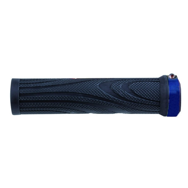 M-Wave 130 mm Blue Anodized Bolt On Grips - Walmart.com