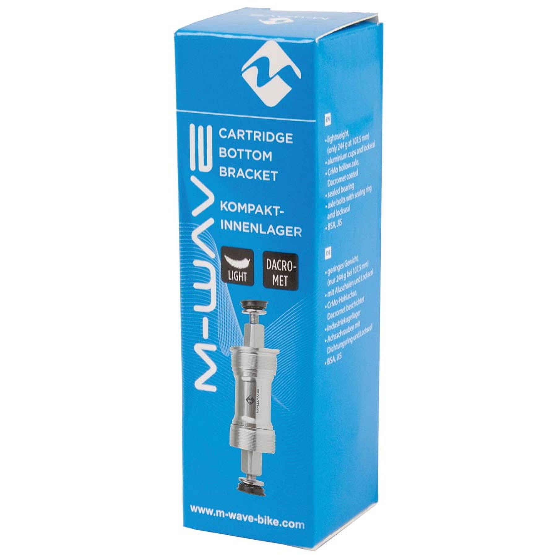 M-Wave Carousel BB BSA SQ Square Taper BB, British, 68mm, : 122.5mm ...