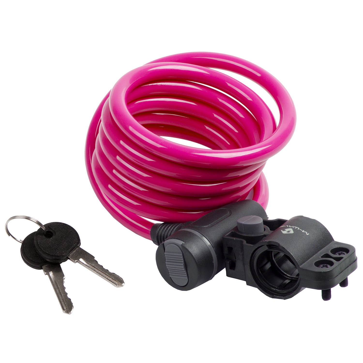 M-Wave S 10.18 Spiral Cable Lock in Pink - Walmart.com