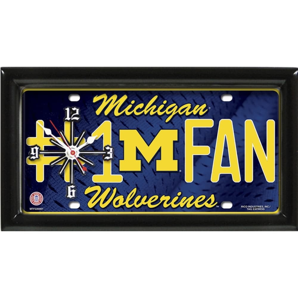 M Wolverines Clock - Walmart.com