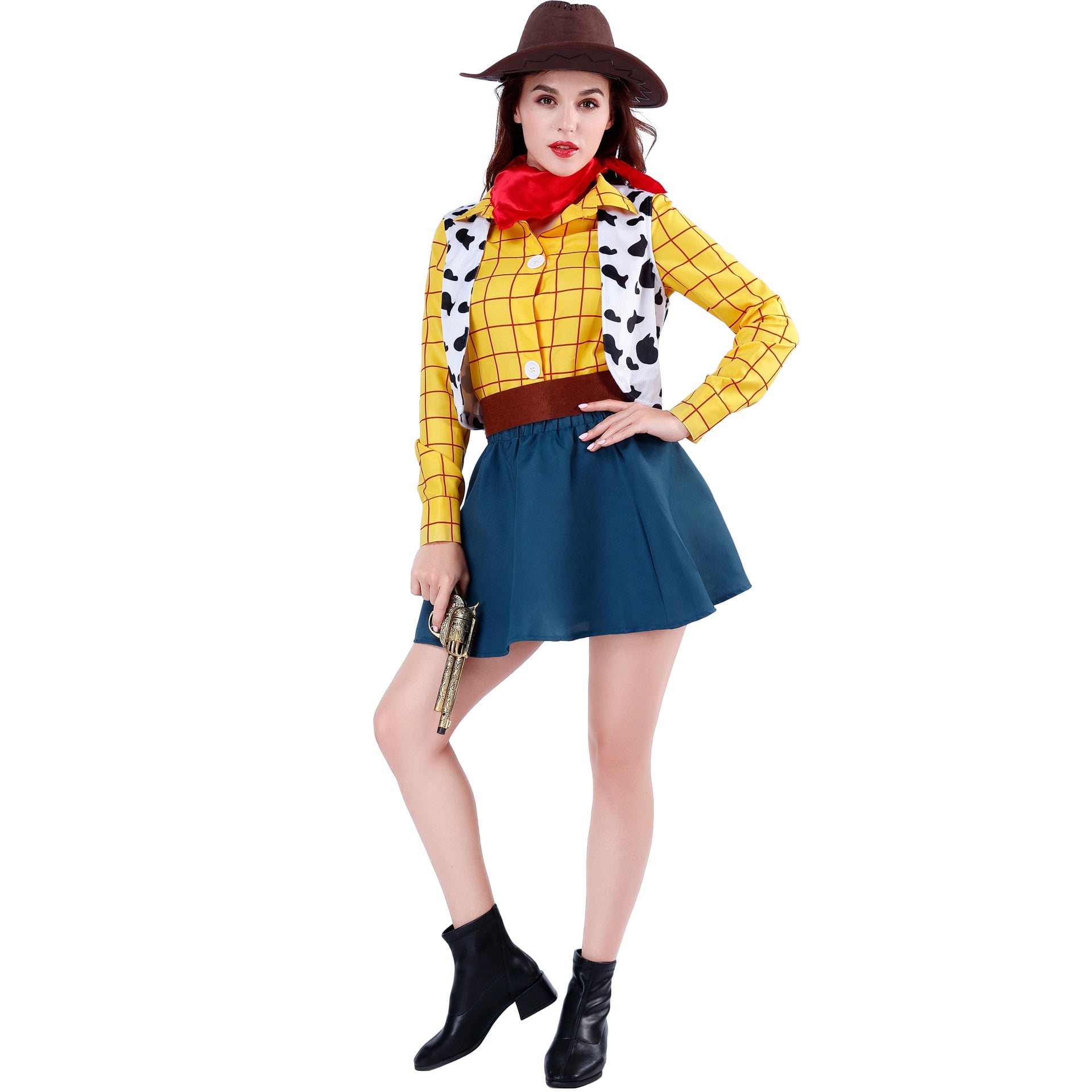 M-XL Men‘s Denim Couple Cosplay Uniform Party Stage Costume Halloween ...