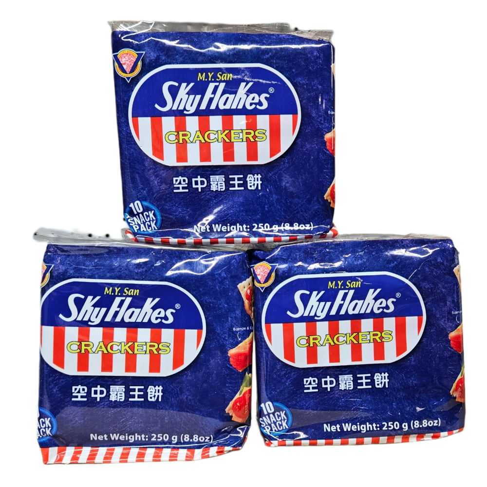 M.Y. San SkyFlakes Crackers 250g (3 Pack) - Walmart.com